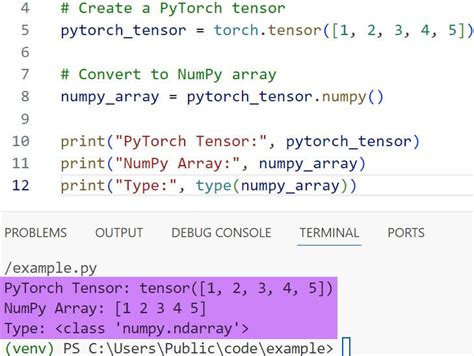 convert pytorch tensor to numpy