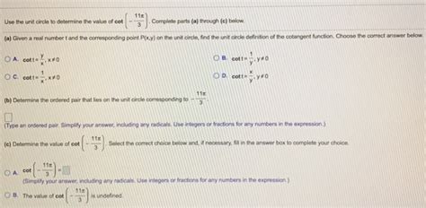 Solved Complete Parts A Through C Below Use The Unit Chegg Com