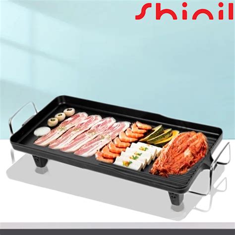 신일 국내산 신일 대형 전기그릴 고기 불판 전기 삼겹살 그릴 가정용 전기팬 위시버킷