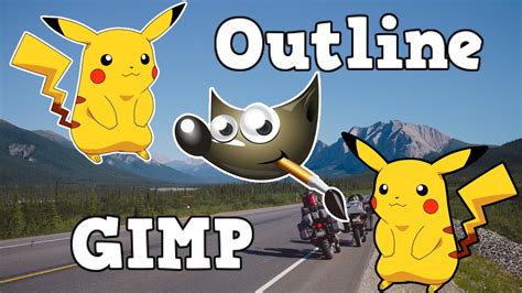 How To Outline An Image In GIMP YouTube
