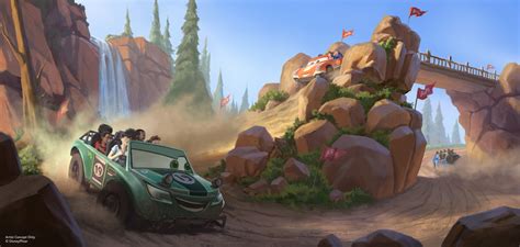 First Look At The Ride Vehicles For Disneys New Cars Land Attraction