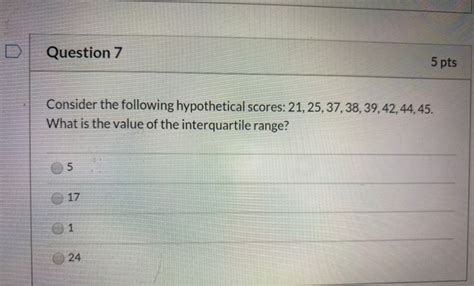 solved question 7 5 pts consider the following hypothetical