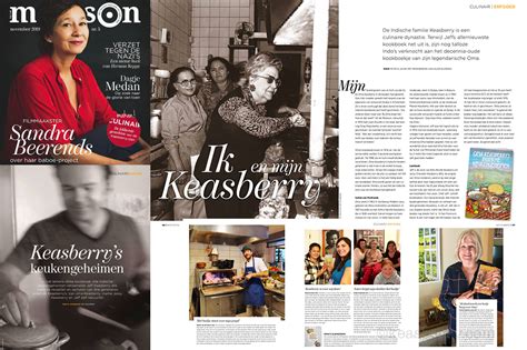 Oma Keasberry In De Moesson Magazine Cooking With Keasberry