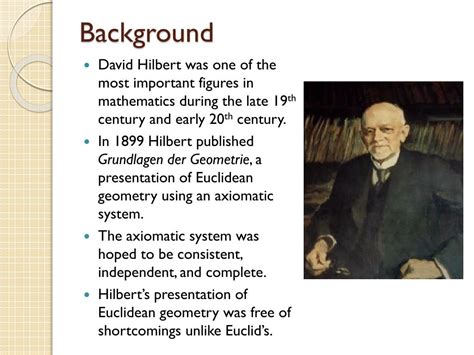 Ppt Hilberts Axioms For Euclidean Geometry Axioms Of Congruence