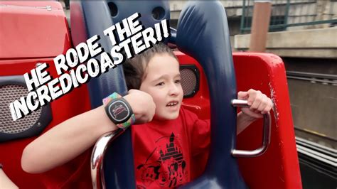 He Rode The Incredicoaster Disneyland Day 4🎢 Youtube
