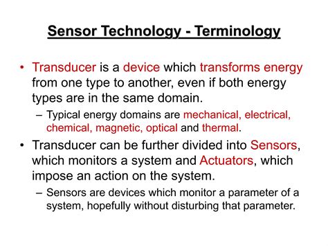 Ppt Sensors Ppt Physics Science