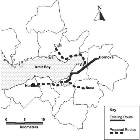 Land Use Around Existing Subway Line Download Scientific Diagram