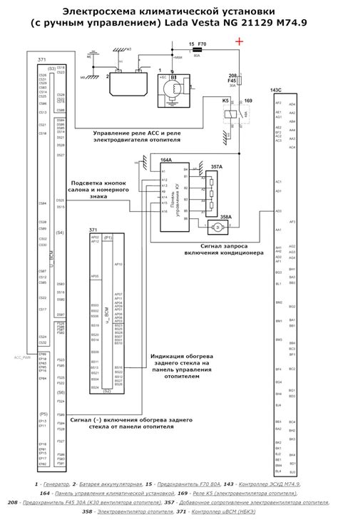 Электросхемы климатической установки Лада Веста Ng — Lada Vesta Sportline 1 6 л 2023 года