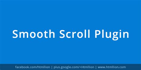 Jquery Smooth Scroll Html Lion