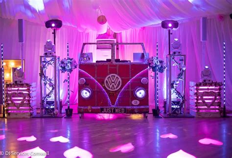 Wedding Dj Booth Selector Dj Services Cornwall