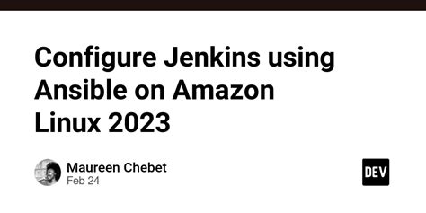 Configure Jenkins Using Ansible On Amazon Linux 2023 Dev Community