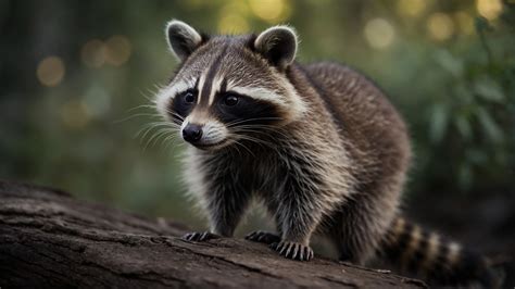 Cute Young Racoon
