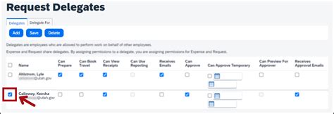 How To Remove A Delegate In Concur Division Of Finance