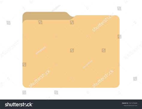 Operating System Folder Icon White Background Stock Vector Royalty Free Shutterstock