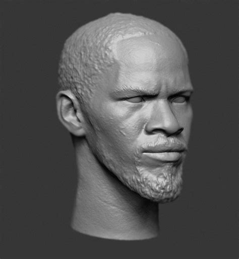 Stl File Django Unchained Jamie Foxx Head Headsculpt 👾 Obj ・3d Printing Template To Download・cults