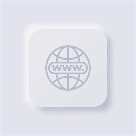 Website Icon White Neumorphism Soft Ui Design For Web Design