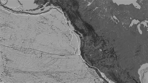 Juan De Fuca Plate Outlined Patterson Cylindrical Bilevel Stock Illustration Illustration Of