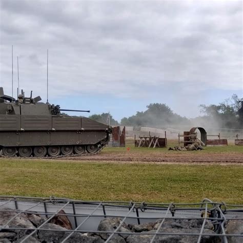 First Public Appearance Of The Ajax Ifv At Tankfest R Military