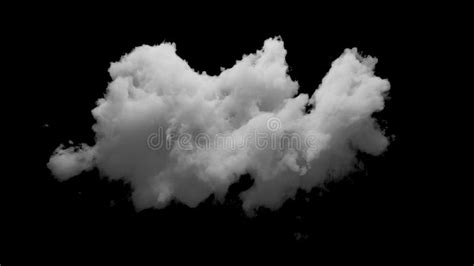 D Animation Of A Cloud Moving Across A Frame Stock Footage Video Of