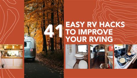 RV Hacks RV Travel Trailer Tips And Tricks