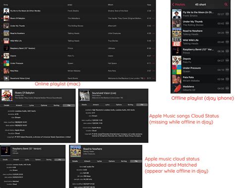 Apple Music Offline Problems Matched Vs Apple Music Vs Uploaded Bug Reports Algoriddim