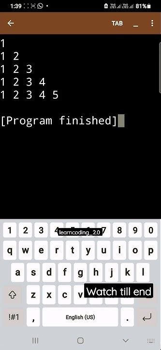 New Viralshorts Trending Shortvideonumber Pattern Youtubeshorts Coding Software