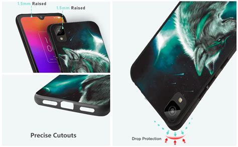 Qsevnsq Case For Tcl 30z T602dl Phone Casetcl 30z T602dl Shockproof Full Body