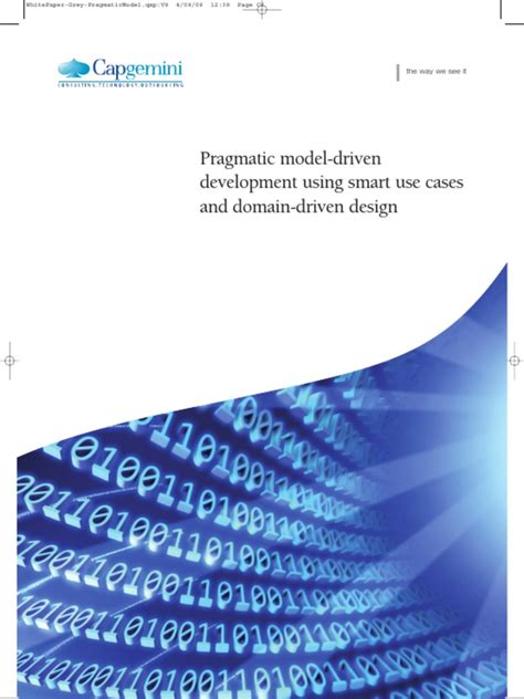 Pragmatic Model Driven Development Using Smart Use Cases And Domain Driven Design Pdf Use