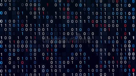 Technical Environment Programming Binary Code Animation Modern