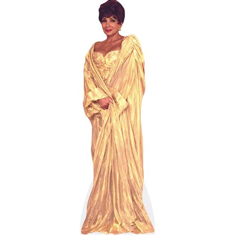 Shirley Bassey Gold Dress Mini Cardboard Cutout Standee