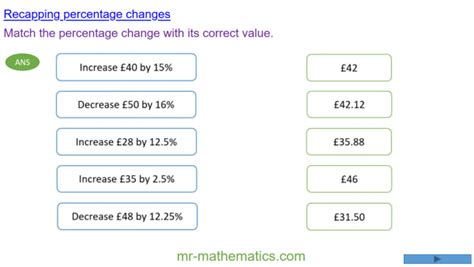 calculating a reverse percentage mr