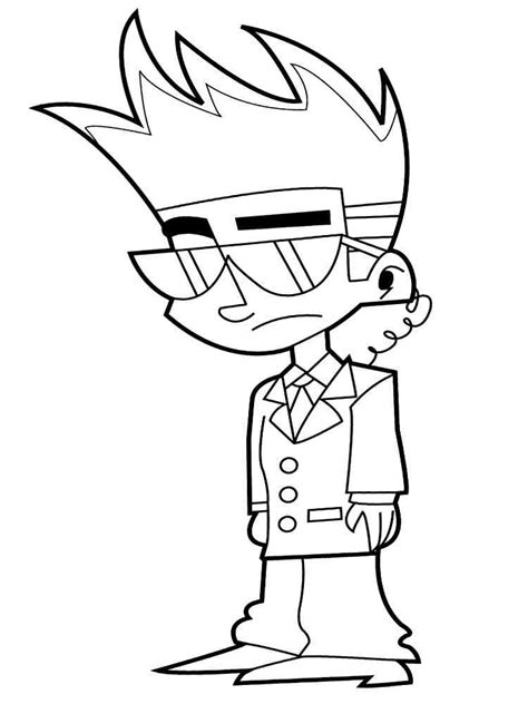 Johnny Test Coloring Pages