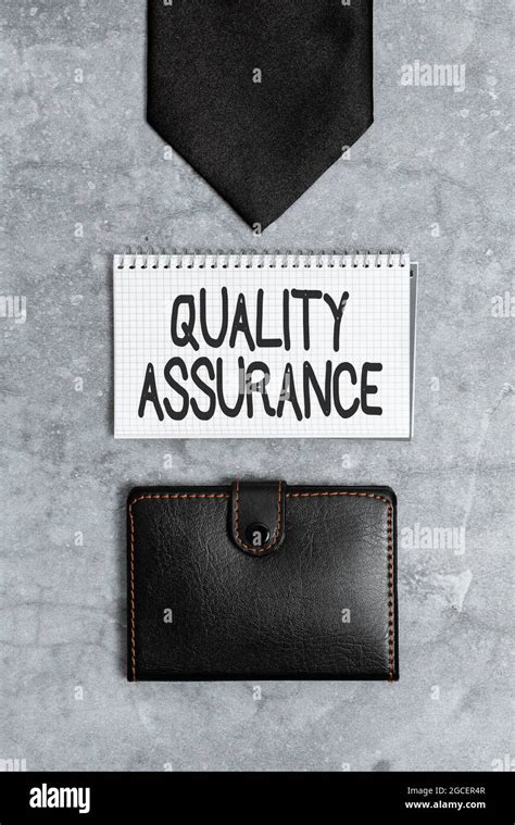 Text Sign Showing Quality Assurance Word Written On Preventing Mistakes And Defects In