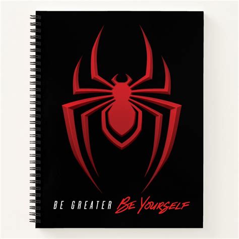 Spider Man Miles Morales Spider Icon Miles Morales Notebooks And Journals Marvel Spiderman