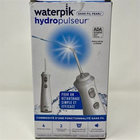 Waterpik Cordless Pearl Rechargeable Portable Water Flosser Wf 13
