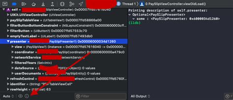 Swift Xcode Code Console Printing Blank When Using Po Stack Overflow