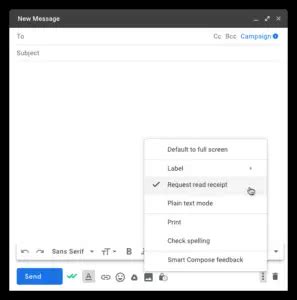 How To Request Or Return A Read Receipt In Gmail
