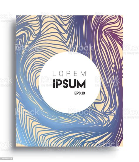 비즈니스 브로슈어 표지 디자인에 대 한 추상적인 기하학적 선 패턴 배경 0명에 대한 스톡 벡터 아트 및 기타 이미지 0명 그라데이션 기하 도형 Istock