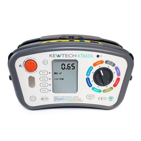 Kewtech KT65 Multifunction Tester Meters 2 U