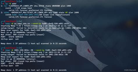 ipv6探测 ipv6端口扫描 csdn博客