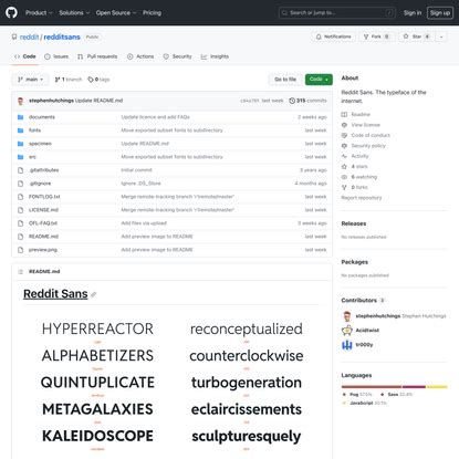 Open Source Typefaces Are Na