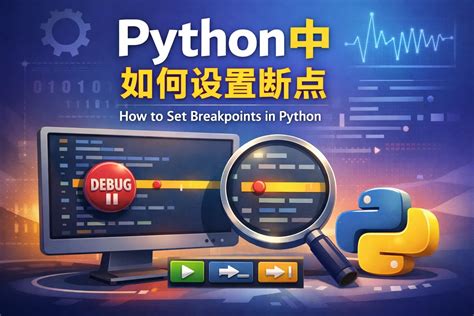 Python中如何设置断点 Python中如何设置断点