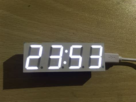 0 8 LED Digital Clock Hackaday Io