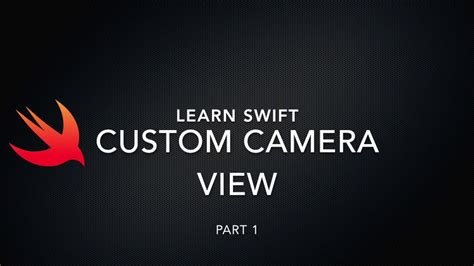 Learn Swift 3 Camera Embedded In Uiview Avfoundation Part 1 Youtube