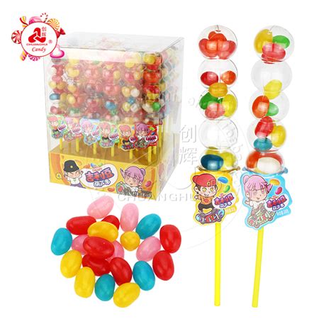 Supply Halal Gourd String Jelly Bean Soft Candy Toy Stick Ch N587 Wholesale Factory Guangdong