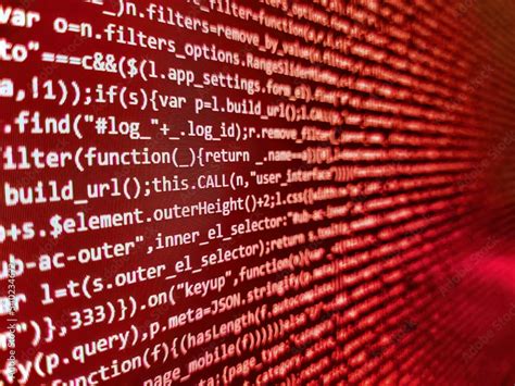 Web Programming And Bracket Technology Background Developer Working On