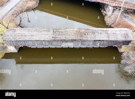 Perrines Bridge Is The Second Oldest Covered Bridge In The State Of
