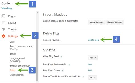 How To Delete A Blog On Blogger