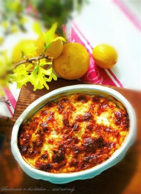 Паста гратен с пушено пиле и Моцарела