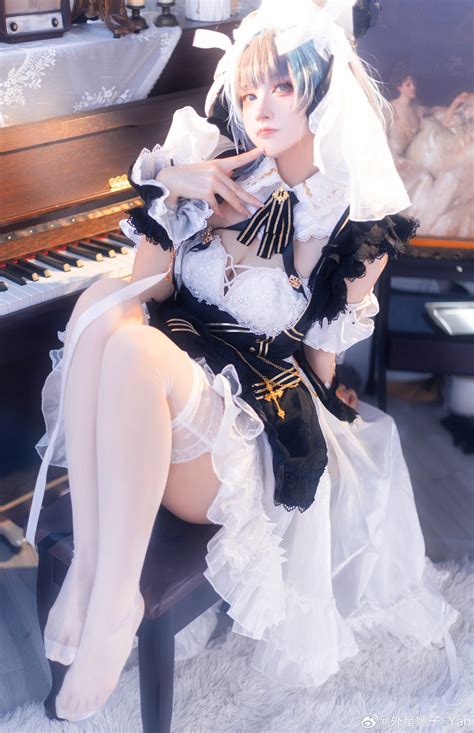 Cosplay 碧蓝航线 柴 郡 猫外星嫣子yan 米卡插画mikagogo
